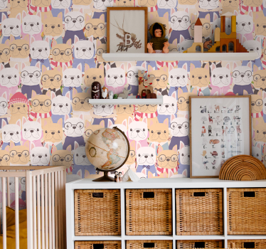 Originálne psie tapety na stenu - Tenstickers